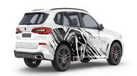China Rattlesnake Digital Print Car Wrap Vinyl 160g Glossy Matte PVC Film for sale