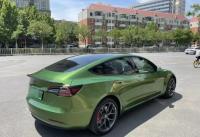 China Glossy Green Digital Color Changing Tesla Car Wrap for sale