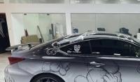 China KAWS Poster Customized Digitally Printed Car Film Glossy Gradient Surface for sale