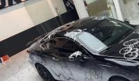 China KAWS Poster Customized Digitally Printed Car Film Glossy Gradient Surface for sale