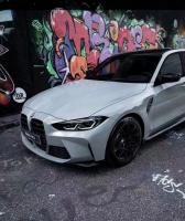 China BMW Glossy Pearl White Printed Car Vinyl Wrap Film for sale