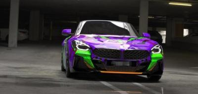 China EVA Poster Customized Automotive Film Wrap 50 Micron Thickness for sale