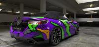China EVA Poster Customized Automotive Film Wrap 50 Micron Thickness for sale