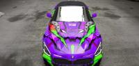 China EVA Poster Customized Automotive Film Wrap 50 Micron Thickness for sale