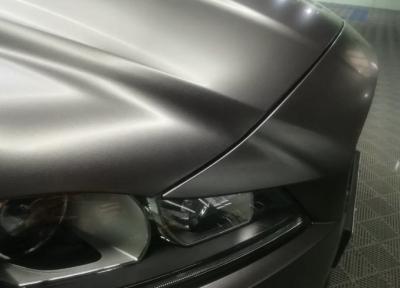 China Matte Silver Color Changing Car Vinyl Wrap Roll 80 Micron Thickness for sale