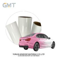 China GMT Printable Vinyl 85micron Polymeric Plastic Wrap Lines and dots in white and pink Pattern Substitute to MPI 1105 for sale