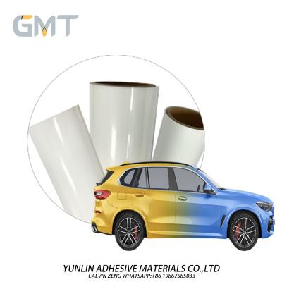 China GMT Printable Vinyl Gredient in blue and yellow Digital Print Car Wrap 85-105mircon Polymeric Substitute to MPI 1105 for sale