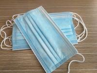 China Anti Virus Disposable Medical Face Mask , Blue White 3 Ply Surgical Face Mask for sale