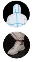 China White Medical Disposable Protective Suit For Hospital Eco Friendly Material for sale