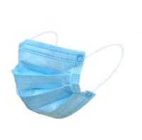 China 3 Ply Disposable Surgical Mask With Adjustable Nosepiece High Fluid Resistant for sale