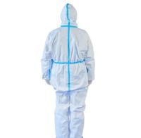China White Blue Disposable Isolation Gown , Disposable Coverall Suit For Intensive Care Unit for sale
