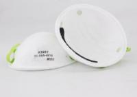 China Needle Punched Cotton N95 Earloop Mask NIOSH Approved Folded Shape Disposable for sale