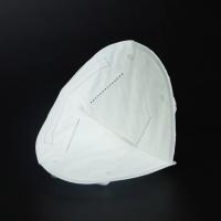 China White FFP2 Dust Mask With Smooth Inner Lining Adjustable Metal Nose Band for sale