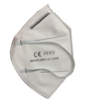 China Folding Type FFP2 Dust Mask FDA CE Certificated Non Toxic Human Design for sale