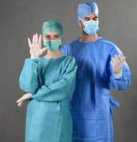 China Breathable Disposable Surgical Gown , Fluid Resistant Disposable Sterile Gowns for sale