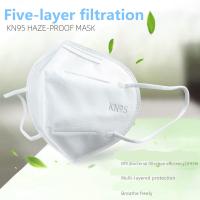 China Adult Surgical Dust Mask With Adjustable Nose Clip Non Woven Material  95% Filtration for sale