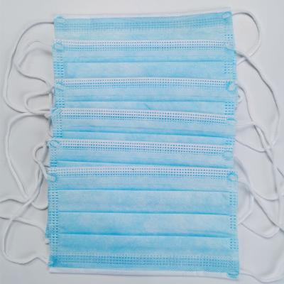 China Light Weight Disposable Protective Mask With Alminium Strip Nose Bar Comfortable for sale