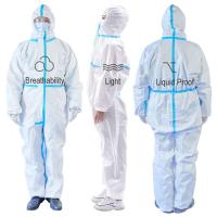 China Sterilization Disposable Isolation Coverall , Medical Protective Isolation Gown for sale
