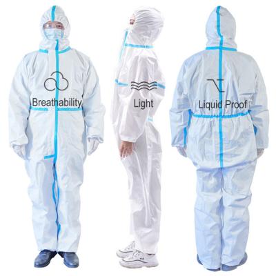 China Sterilization Disposable Isolation Coverall , Medical Protective Isolation Gown for sale