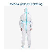 China Non Toxic Breathable Disposable Coveralls , Hospital Medical Protective Suit for sale