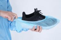 China Disposable Non Woven Waterproof Breathable Shoe Covers for sale