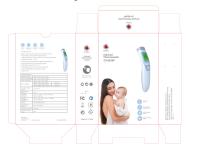 China LCD Forehead Contactless Infrared Body Thermometer for sale