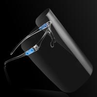 China Anti Fog Protective Medical Sealed PET Isolation Face Shield for sale