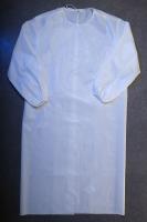 China Waterproof Protective 40g Pp Pe Disposable Isolation Gown for sale