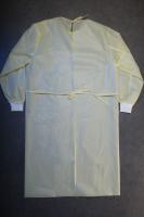 China Waterproof Protective 40g Pp Pe Disposable Isolation Gown for sale