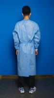 China 190cm 45g Water Resistant Disposable Isolation Gown for sale