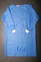 China 190cm 45g Water Resistant Disposable Isolation Gown for sale