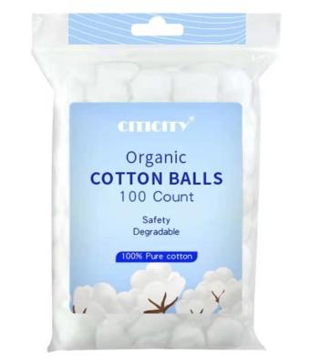 China Sterile Surgical Cotton Ball Roll OEM Medical Treatment Cotton Wool Balls for sale