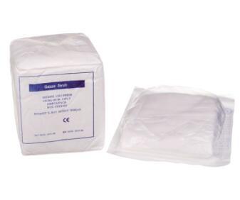 China Dyed Bleached Sterile Absorbent Gauze Sponge With Detectable Thread for sale
