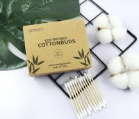 China Medical Cleaning Cotton Ball Roll Bamboo Cotton Swabs for sale
