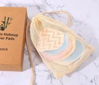 China Colorful Reusable Cotton Ball Roll Absorbent Make Up Remover Pads for sale
