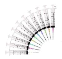 China 20ml 50ml Disposable Medical Syringe Retractable Injection Needle 1800pcs/Carton for sale