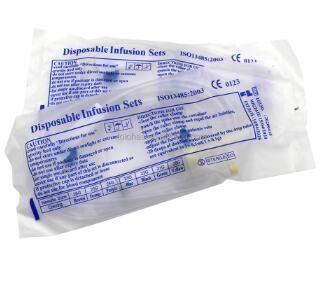 China PVC Tube Disposable Medical Syringe PVC Grade Blood Transfusion Sets for sale