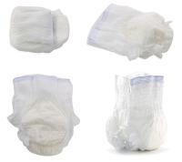 China High Absorbent Unisex Adult Diaper Pants Biodegradable With Elastic Waistband for sale