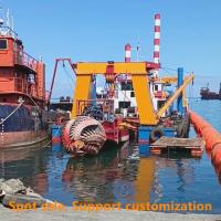 China 14 Meter Cutter Suction Dredge / Cutter Head Dredger With 50KW Generator Set Rexroth Hydraulic for sale