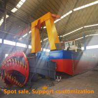 China 14 Meter Dredging Depth Cutting Suction Dredger Front Plate 16mm/20mm/24mm for sale