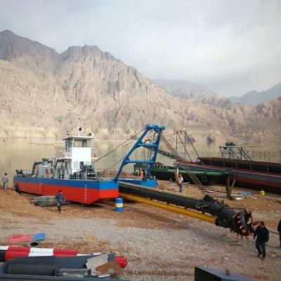 China The designed conveying distance of the 12 inch model cutter suction dredger is one kilometer for sale
