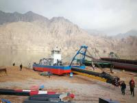 China Spud Carriage With Anchoring Booms 10 Inch Sand Dredging Vessel Designed For Dredging for sale