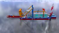 China Versatile Csd Dredger For Various Dredging Applications Side Plate Thickness 6 Mm for sale