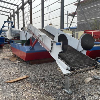 China 4 Cubic Capacity Of Eco Harvester For River Waterweed Reed Harvester for sale