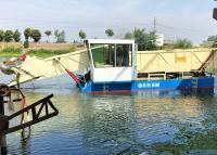China Fully Automatic River Mowing Boat Harvests Duckweed And Digs 1.2 Meters Deep for sale
