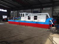 China YSCSD350 River Dredging Machine Red Color 16kw Sand Dredging Boat 8inch for sale