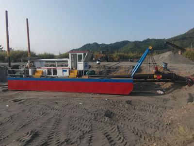 China 80 Cbm/H 8 Inch Samll Sand Mining Dredge With WN200 Sand Pump For River Dredging for sale