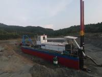 China 80 Cbm/H 8 Inch Samll Sand Mining Dredge With WN200 Sand Pump For River Dredging for sale