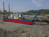 China 80 Cbm/H 8 Inch Samll Sand Mining Dredge With WN200 Sand Pump For River Dredging for sale