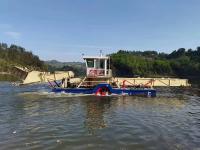 China Full Auotamatic 5 CBM Aquatic Weed Harvester For River Cleaning for sale